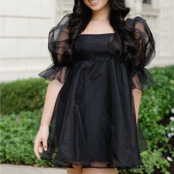 Buddy Love | Dresses | Buddy Love Black Sheer Dress | Poshmark